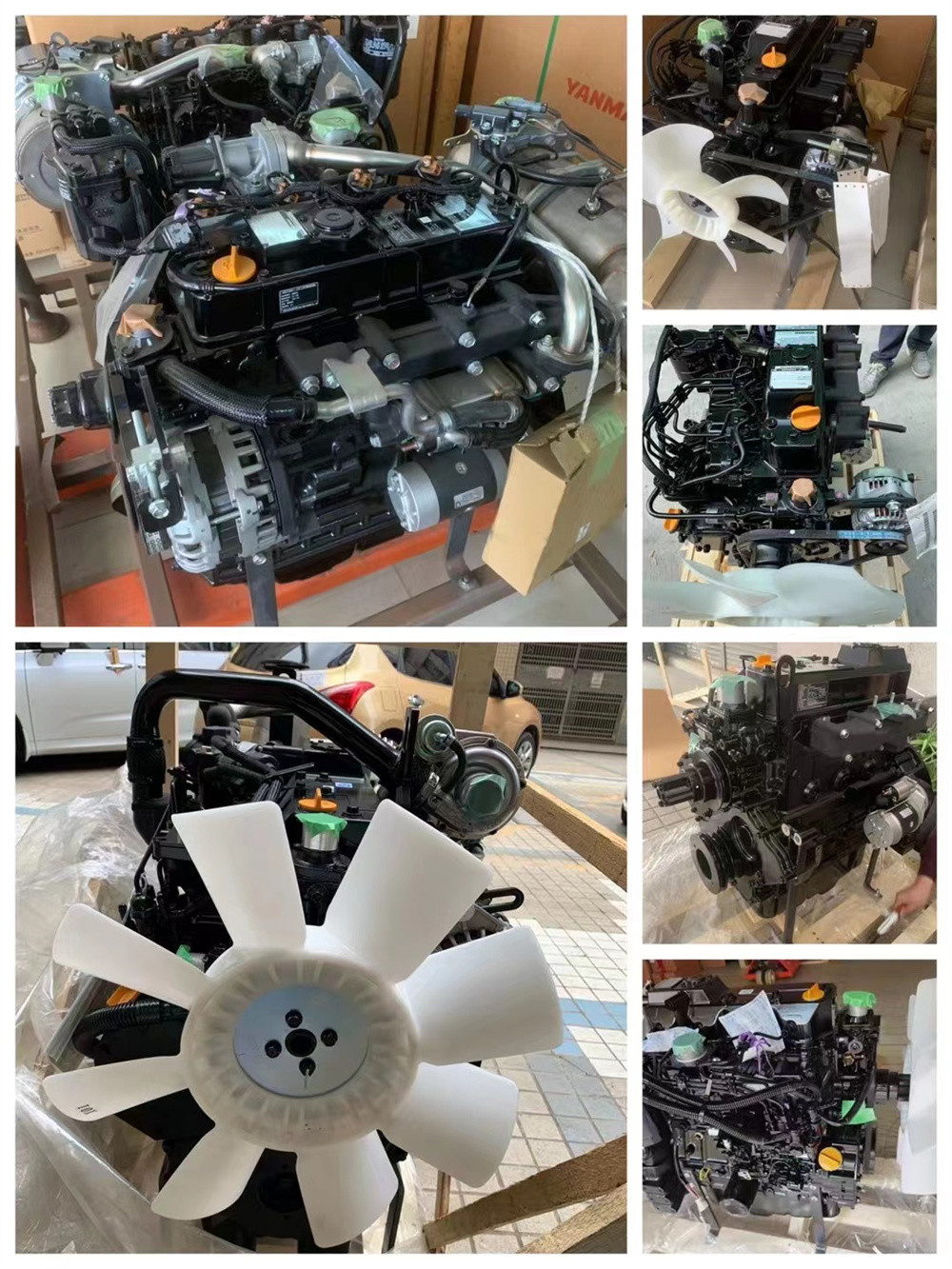 Excavator Engine Motor Diesel Complete Engine Assembly For Yangma ...