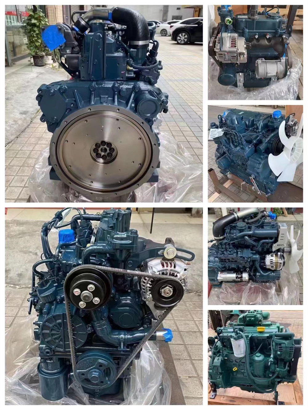 Excavator Engine Motor Diesel Complete Engine Assembly For Yangma ...